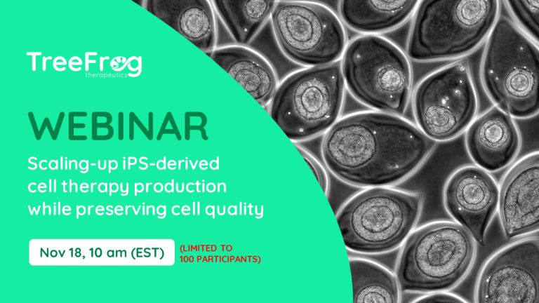 First webinar on November 18! - Treefrog Therapeutics